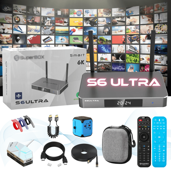 Super Box S6 Ultra 128GB Home Theater Memory System 6K HD 2026 New ...