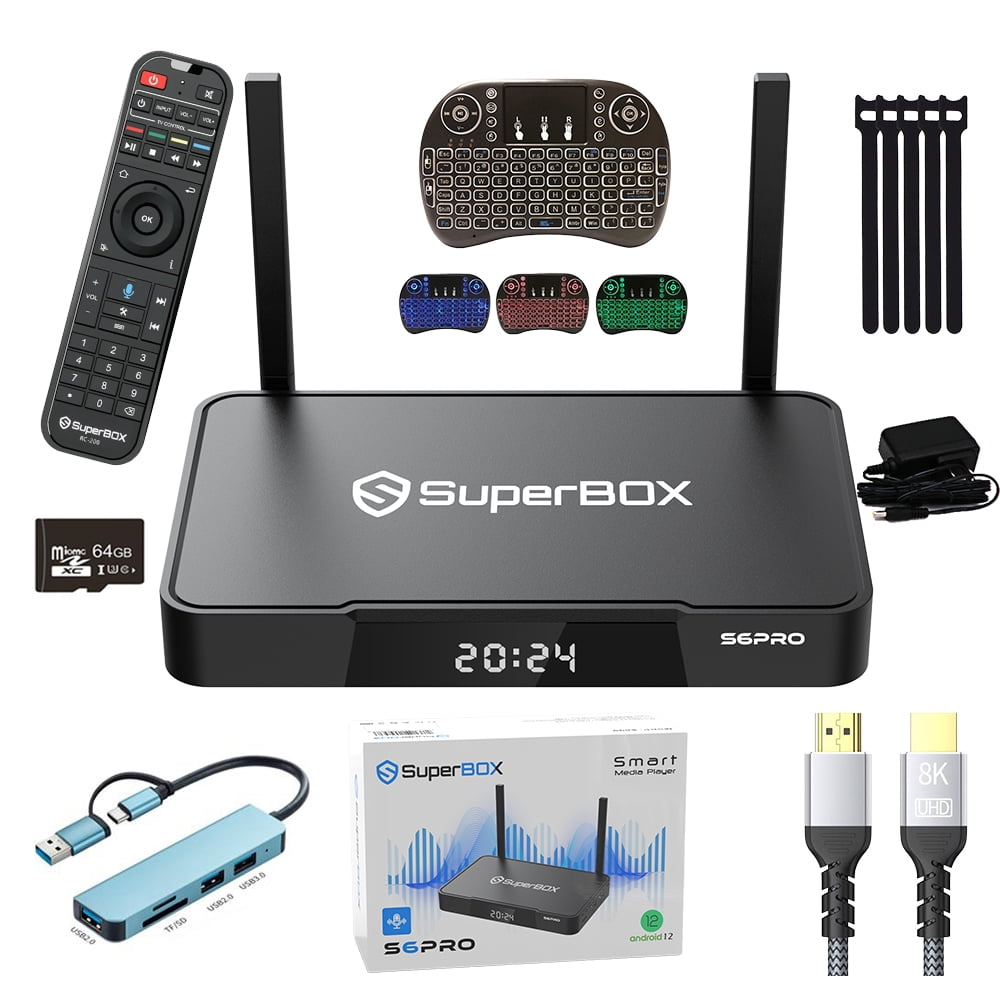 Super Box S6 pro 2025 Fully Loaded, 6K 8K HD,4GB RAM+32GB ROM, Superbox ...