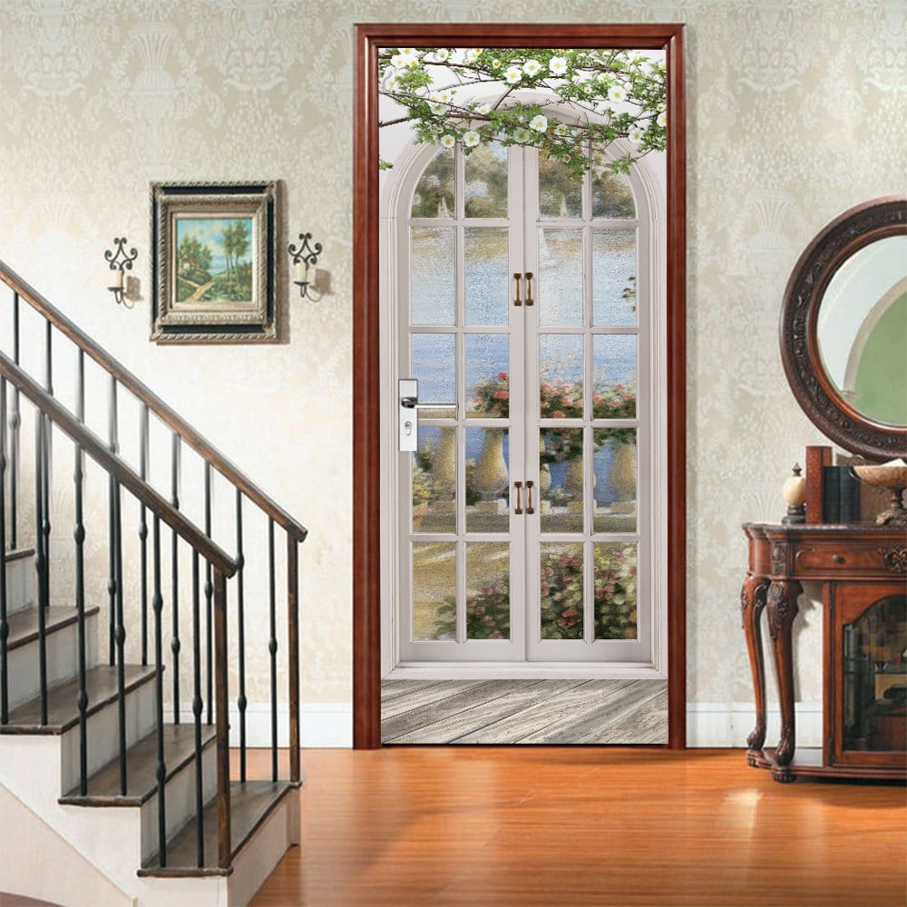 Super Brain Vinyl Poster For Door Self Adhesive Door Wallpapers ...