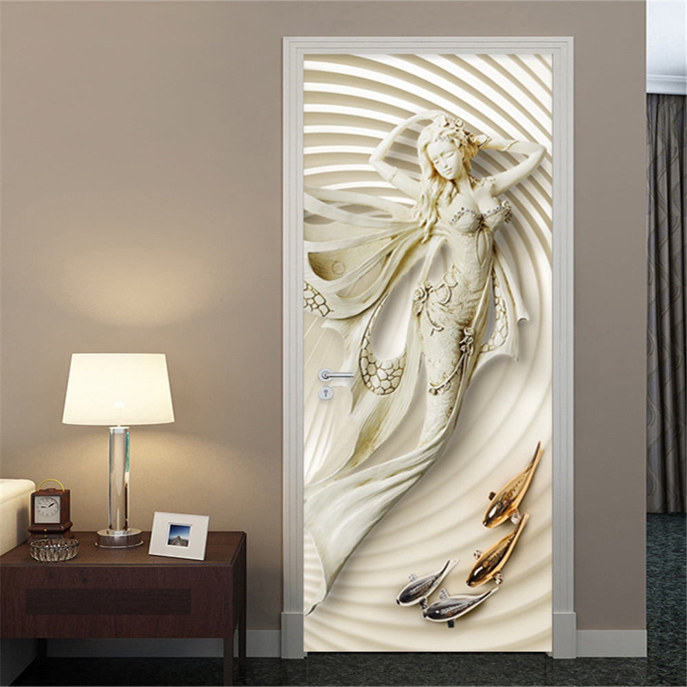 Super Brain Vinyl Poster For Door Self Adhesive Door Wallpapers ...