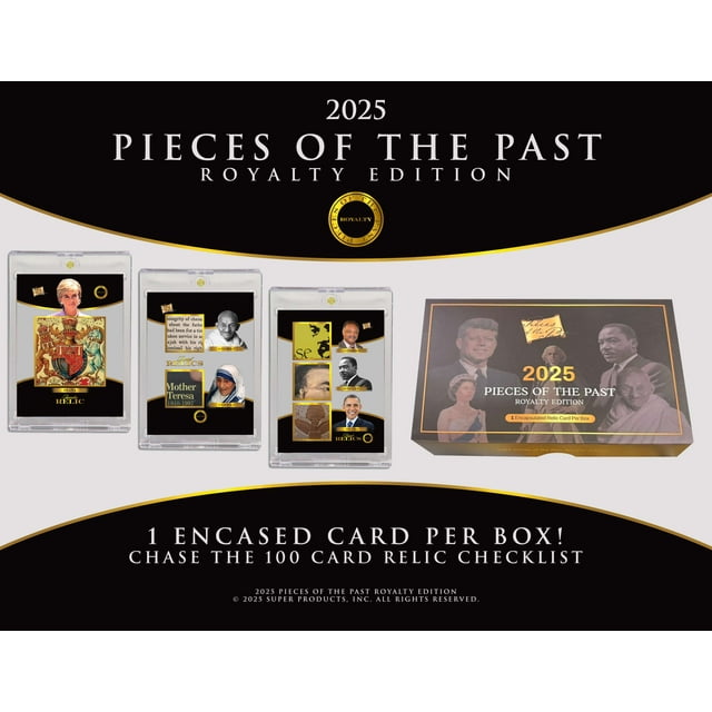 Super Break Pieces of the Past 2025 Royalty Edition Trading Card Box [1 ...