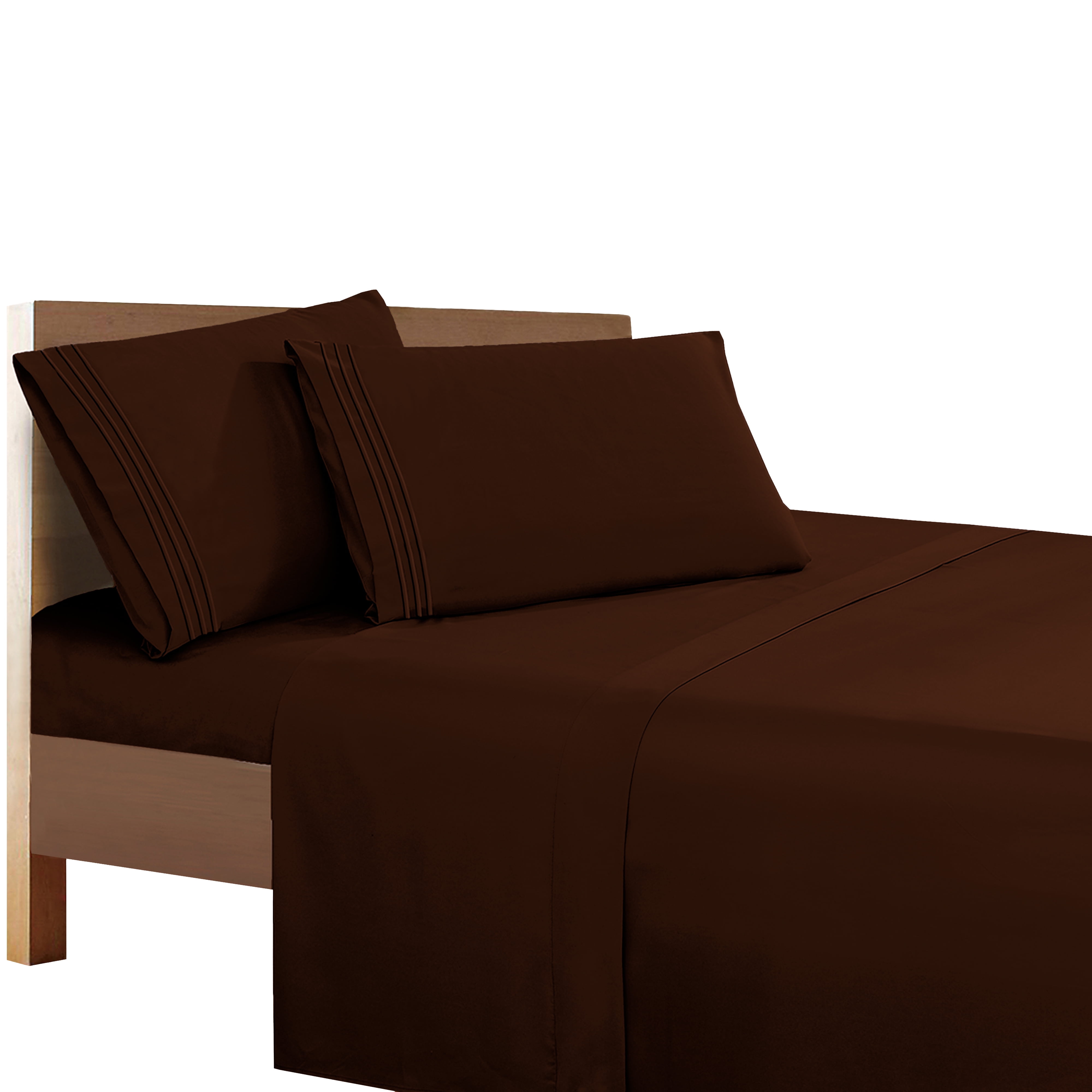 Super Breathable Soft Sheet set, 1500 Series Vibrant Colors, Full ...