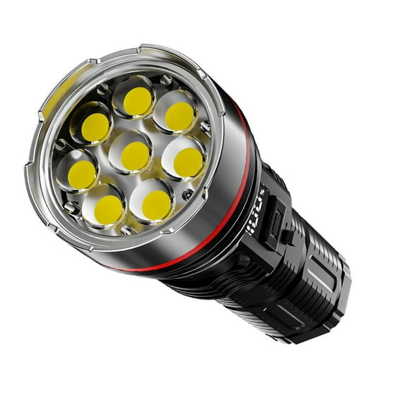 Super Bright 1000lumens Torch 8 LED Flashlight USB LightsU Tactical ...