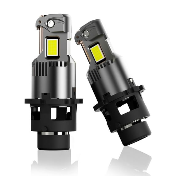 Super Bright 120W D4R D4S LED Headlight Car Auto Bulb Triple Copper ...