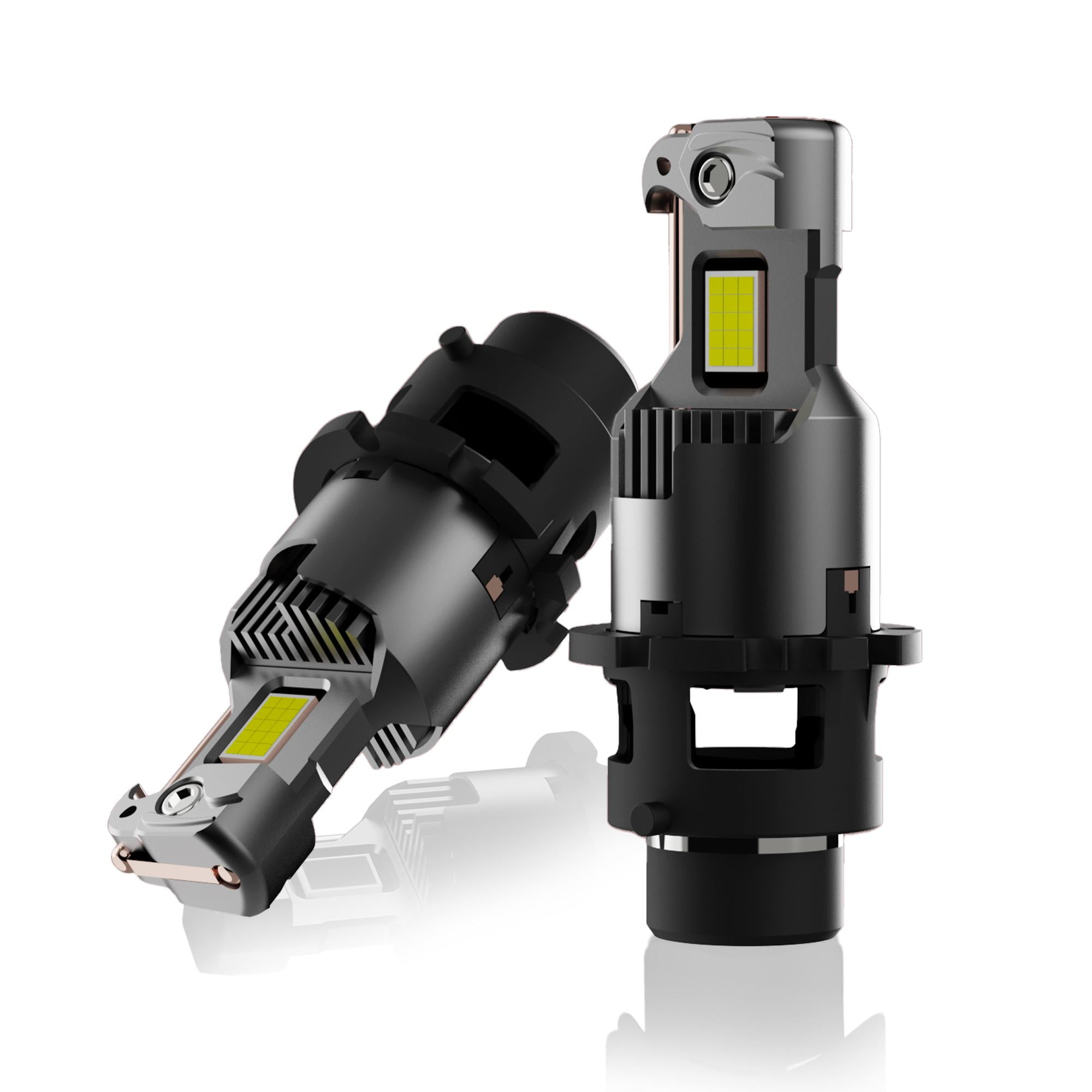 Super Bright 120W D4R D4S LED Headlight Car Auto Bulb Triple Copper ...