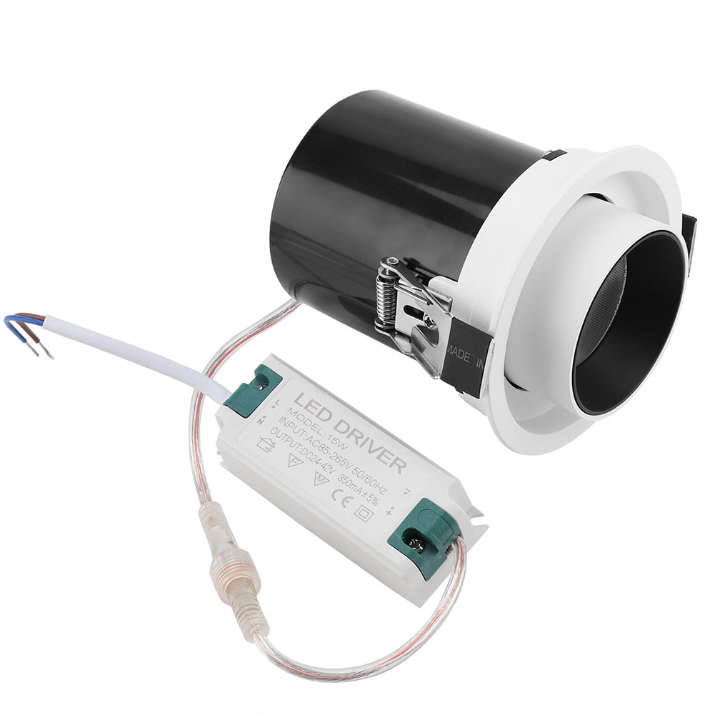 Super Bright 15W LED Recessed Ceiling Downlight with Adjustable ...