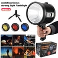 Super Bright 200000 High Lumens Spotlight LED Rechargeable Handheld ... Super Bright 200000 High Lumens Spotlight LED Rechargeable Handheld ...