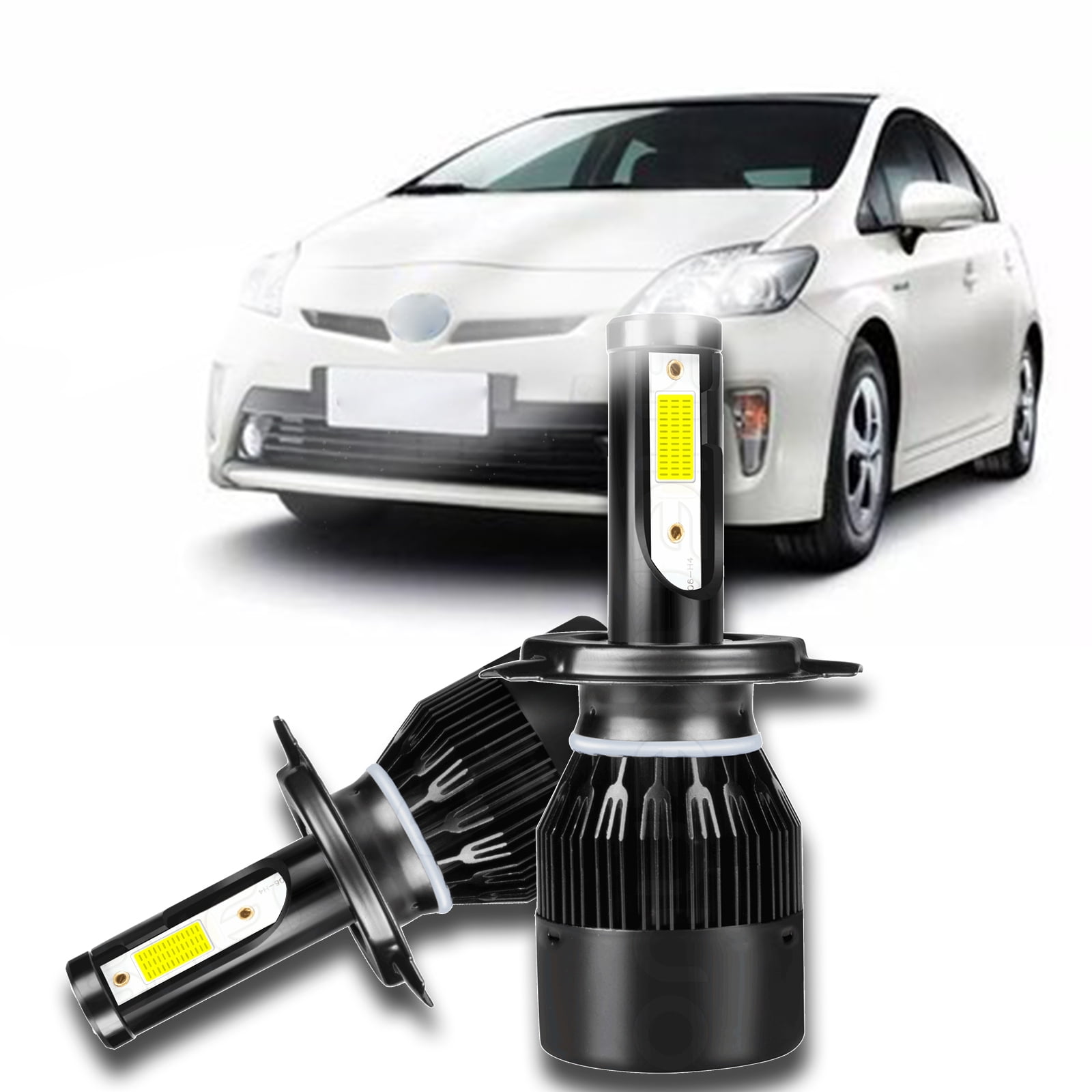 Super Bright 9003 LED Headlights Kit High Low Beam Bulbs for Toyota ...