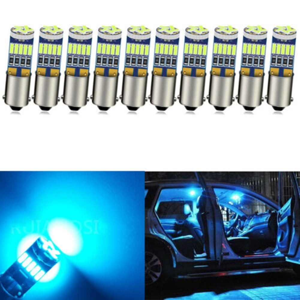 Super Bright Ba9S for T10 Led Canbus Interior Map Dome Light Bulbs Ice Blue - Walmart.com
