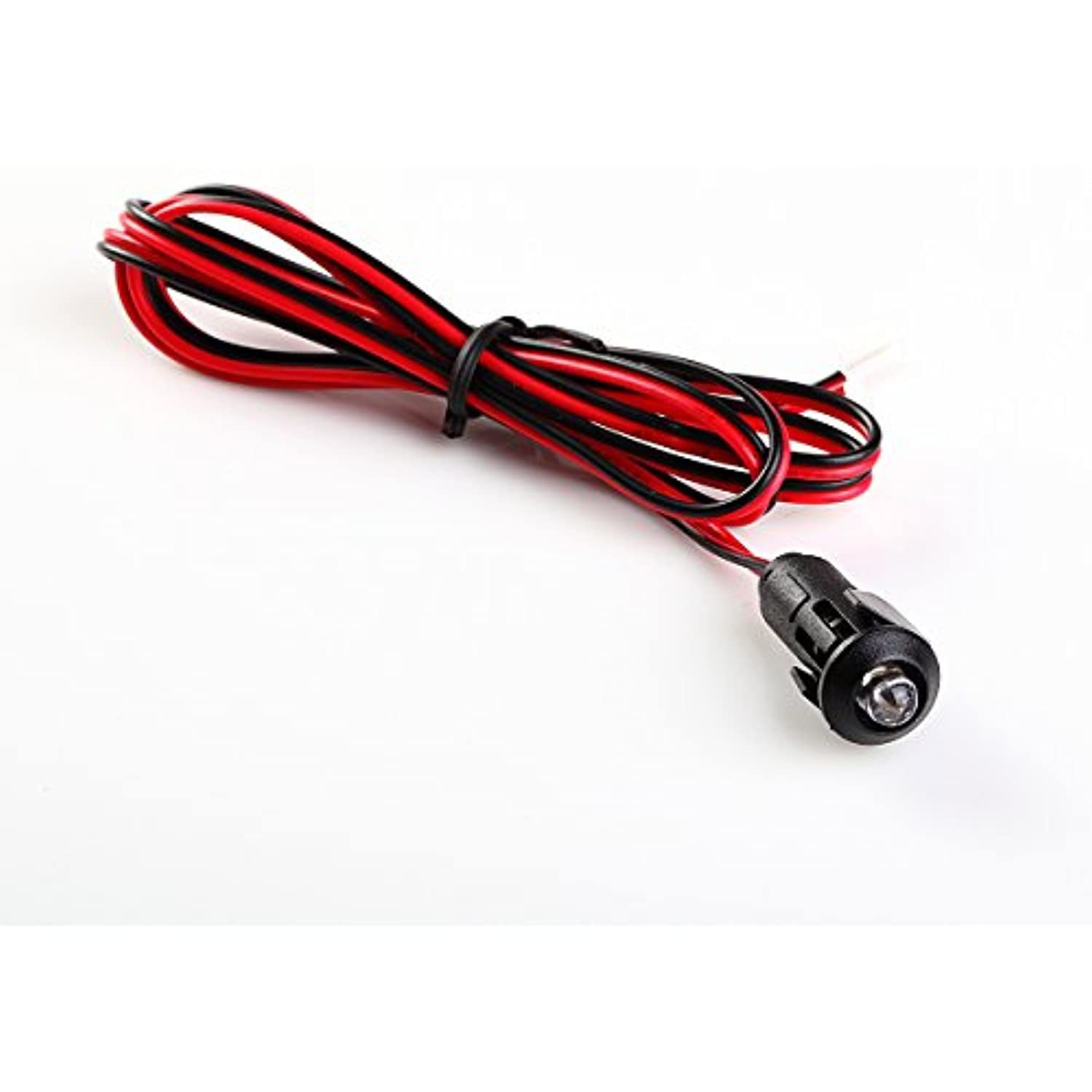 Super Bright Blue LED 3 Volt with 34" Leads and Plug fits Various car ...