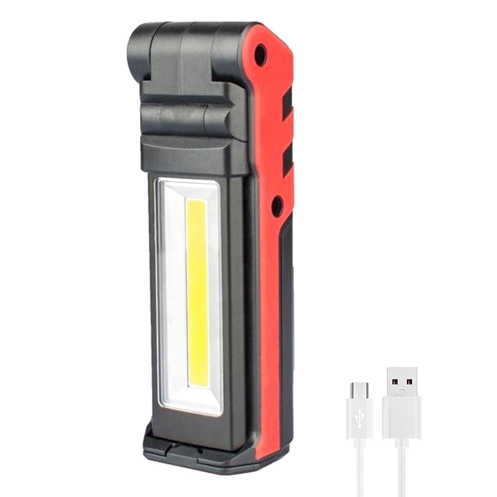 Super Bright COB LED Working Light With Magnetic Base & Hook USB ...