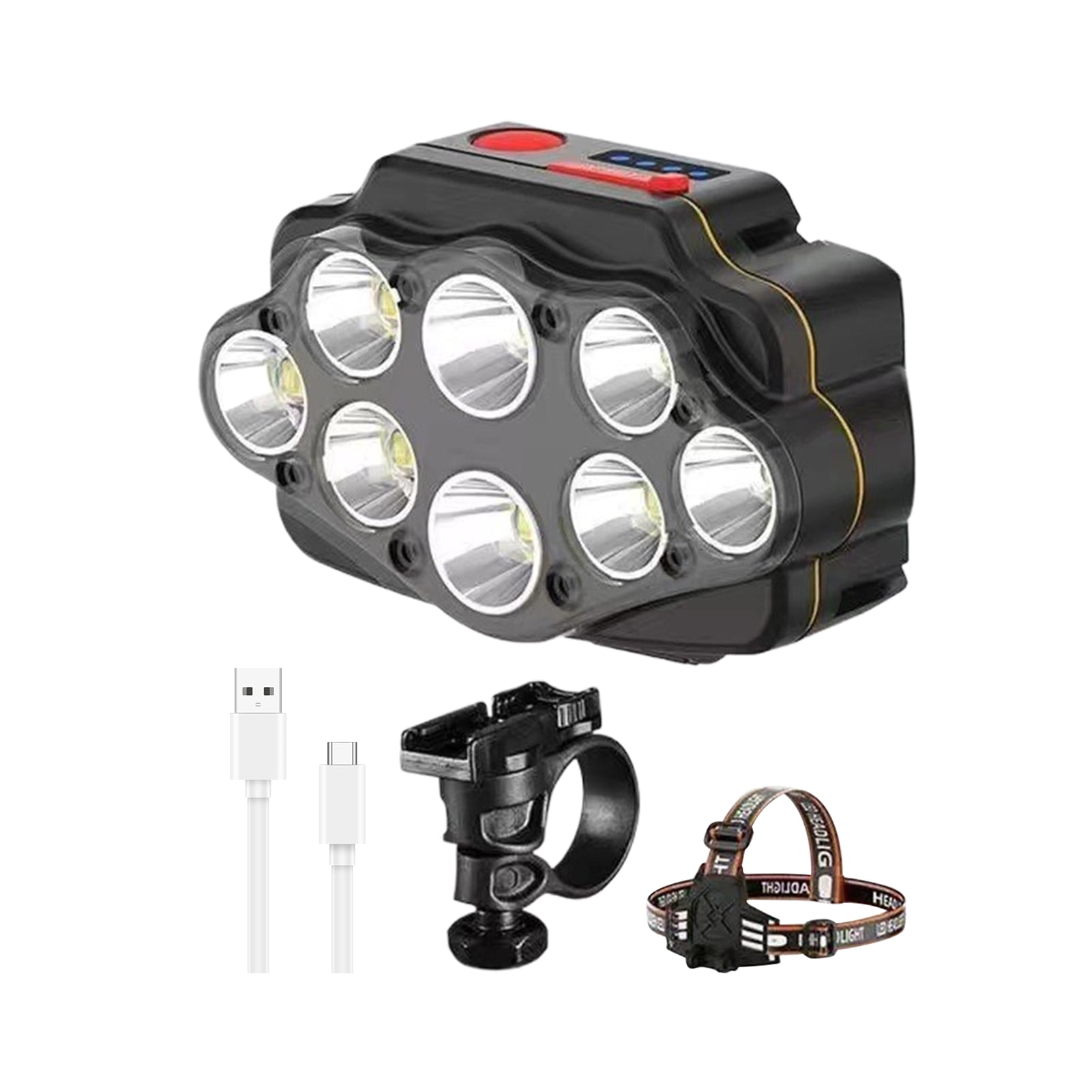 Super Bright Cycle Front Light,Rechargeable LED Cycle Headlight Front ...