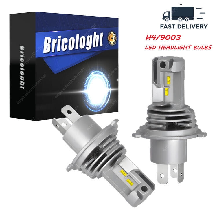 Super Bright H4 9003 LED Headlight Kit Bulb High Low Beam Cool White ...