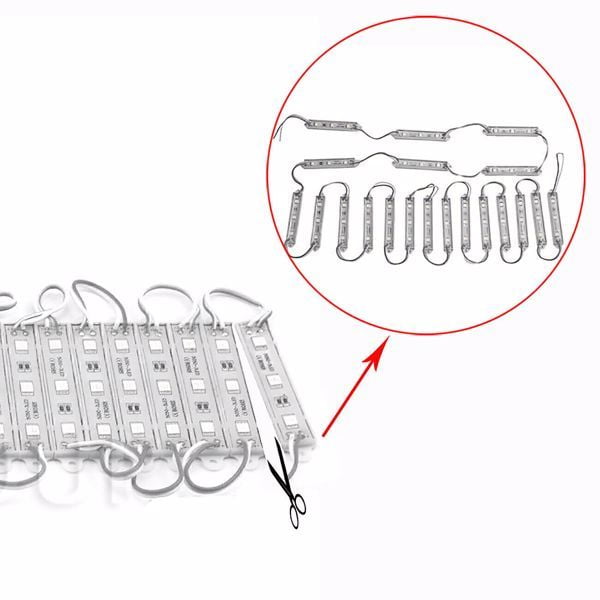 Super Bright IP65 Waterproof 5050 SMD Module Light Sign Strip Lamp DC ...