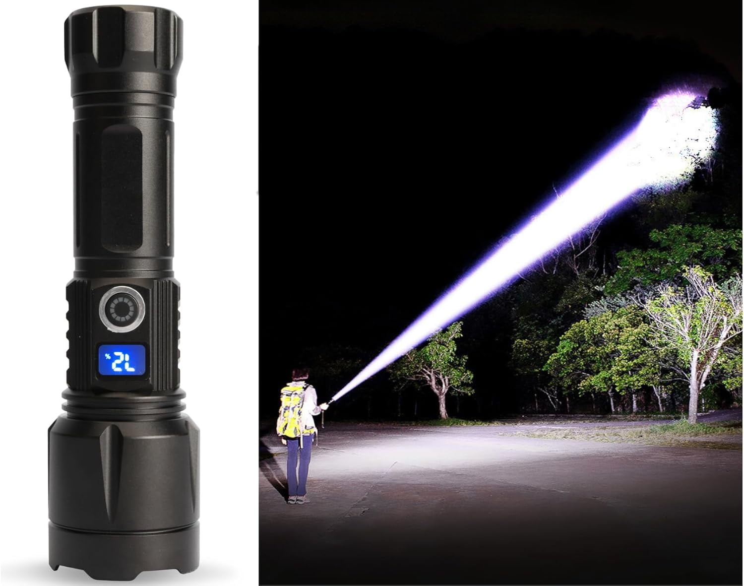 Super Bright LED Flashlight Handheld Tactical for Home Office car ...