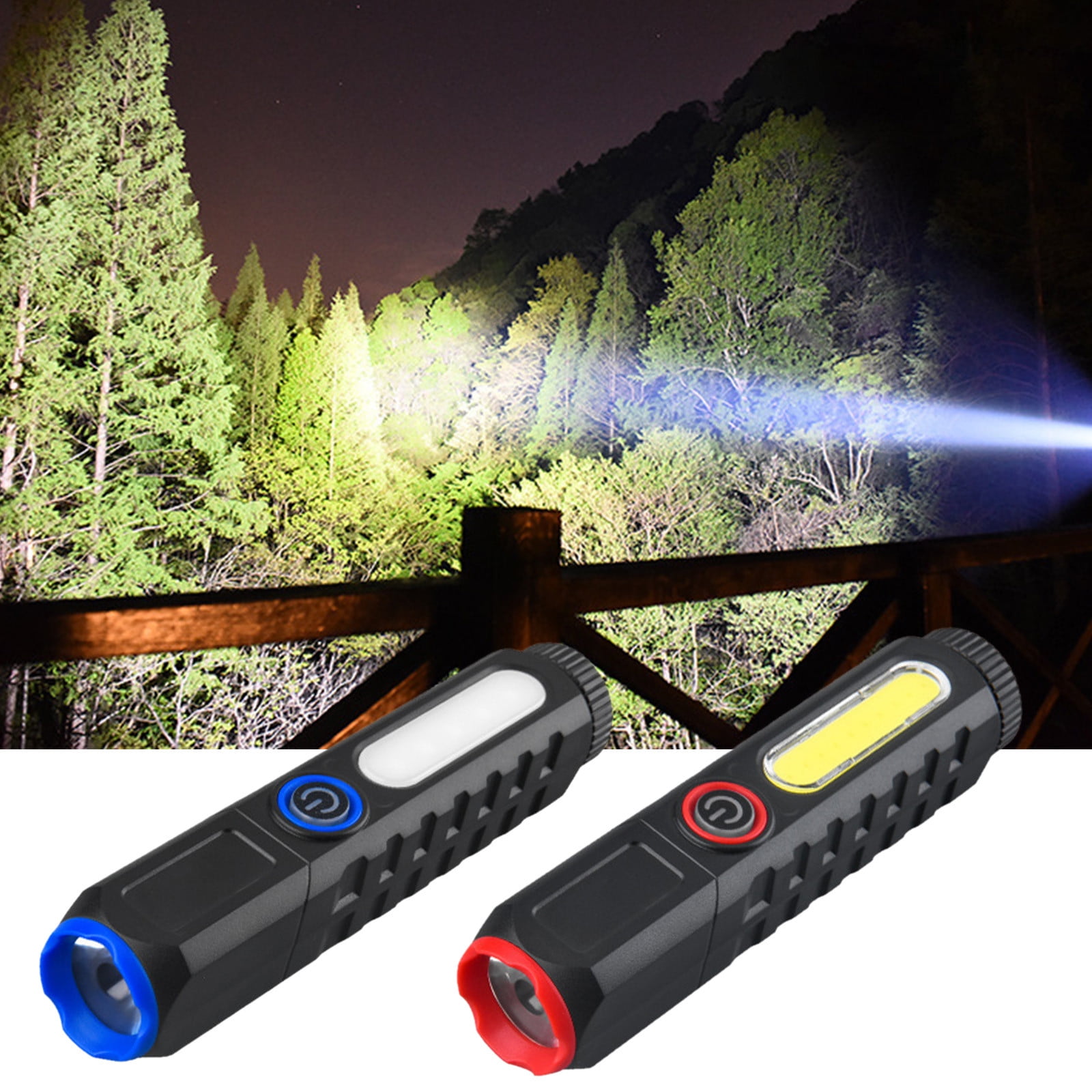 Super Bright LED Spotlight, Portable Mini Searchlight, 1000mAh Battery ...