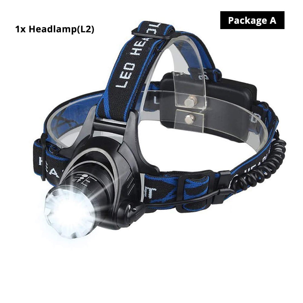 Super Bright Led Headlamp With Induction Switch, Support 3 Zoom ...