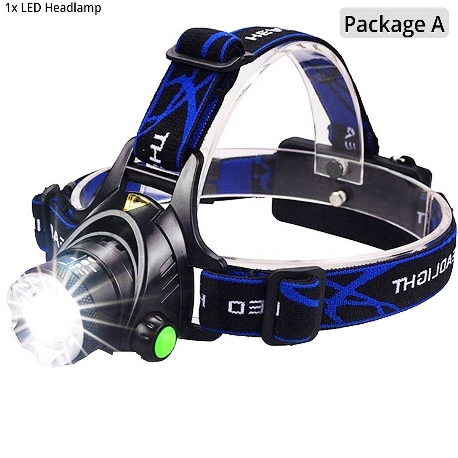 Super Bright Led Sauna Lights, Zoomable Headlamp, Flashlight For ...