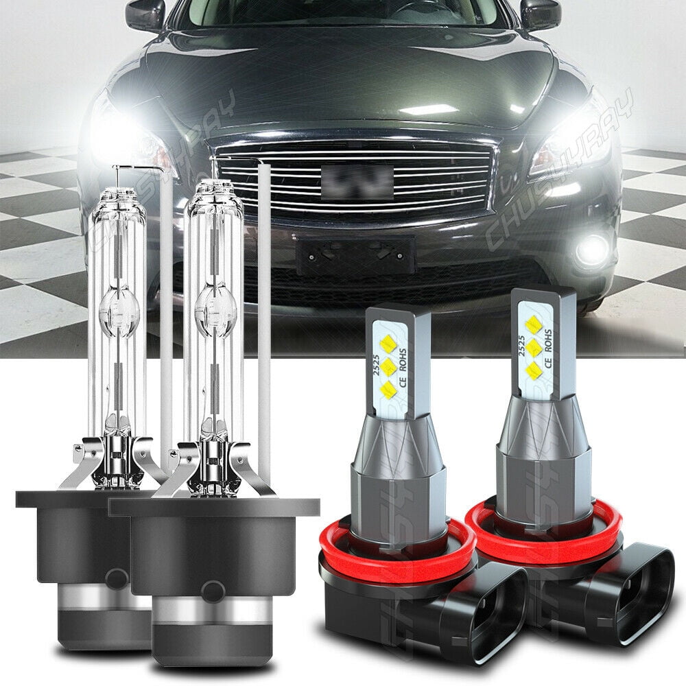 Super Bright Lights for Infiniti M37 2011-2013 Front Hid Headlight Hi ...