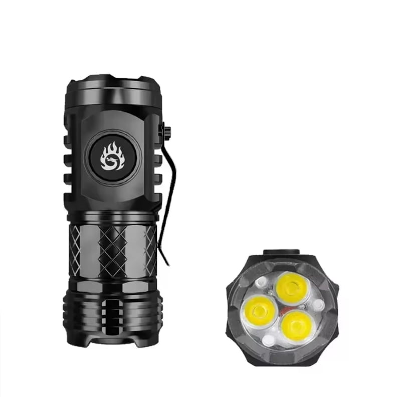 Super Bright MINI LED Flashlight USB Torch Rechargeable Zoom Fishing Lantern Powerful 3 Lighting ...