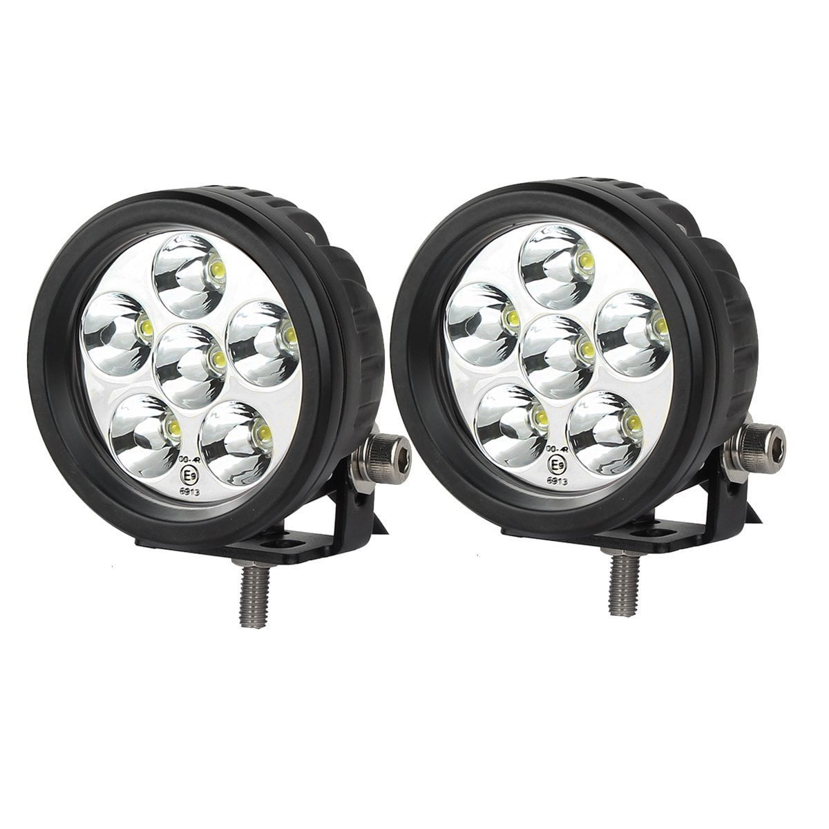 Super Bright Offroad LED IFF17 Fog & Driving Light/Pods Round Compact ...