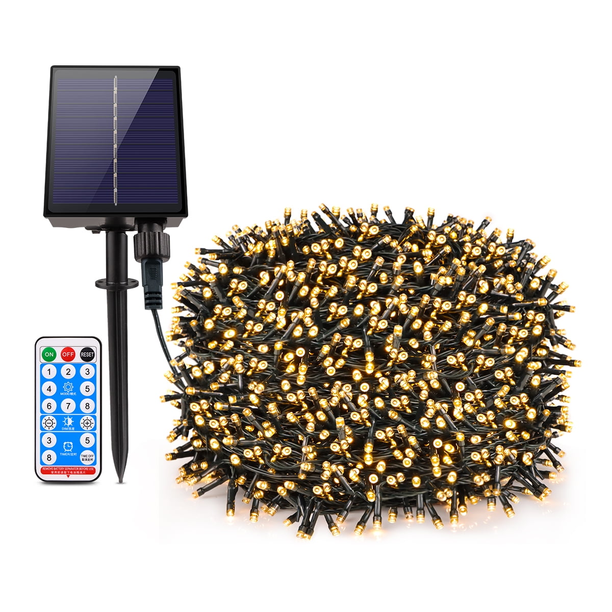 Super Bright Outdoor Solar LED String Lighting Solar Fast Charge 24V ...