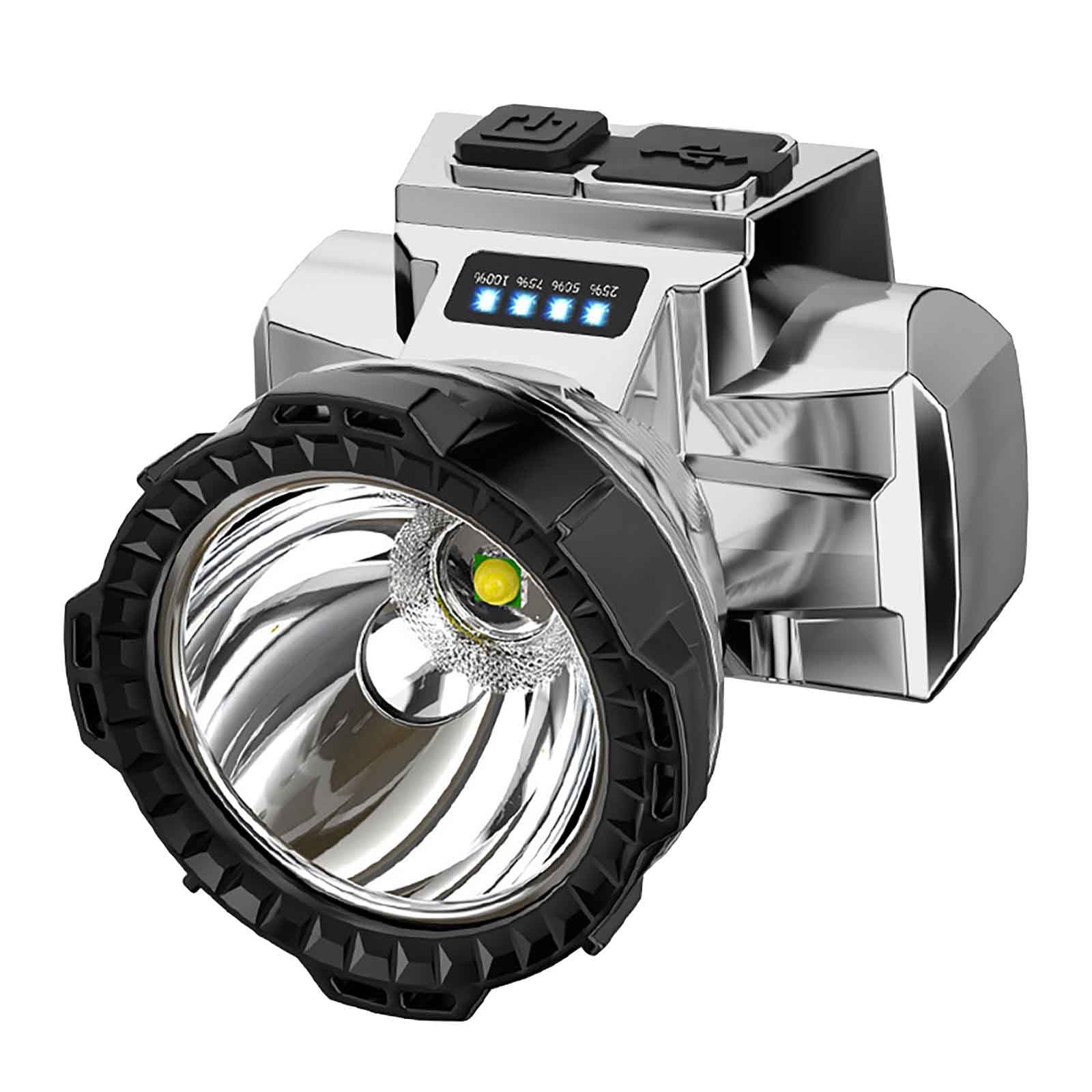 Super Bright Rechargeable High Power Headlamp, Outdoor Camping, Fishing ...