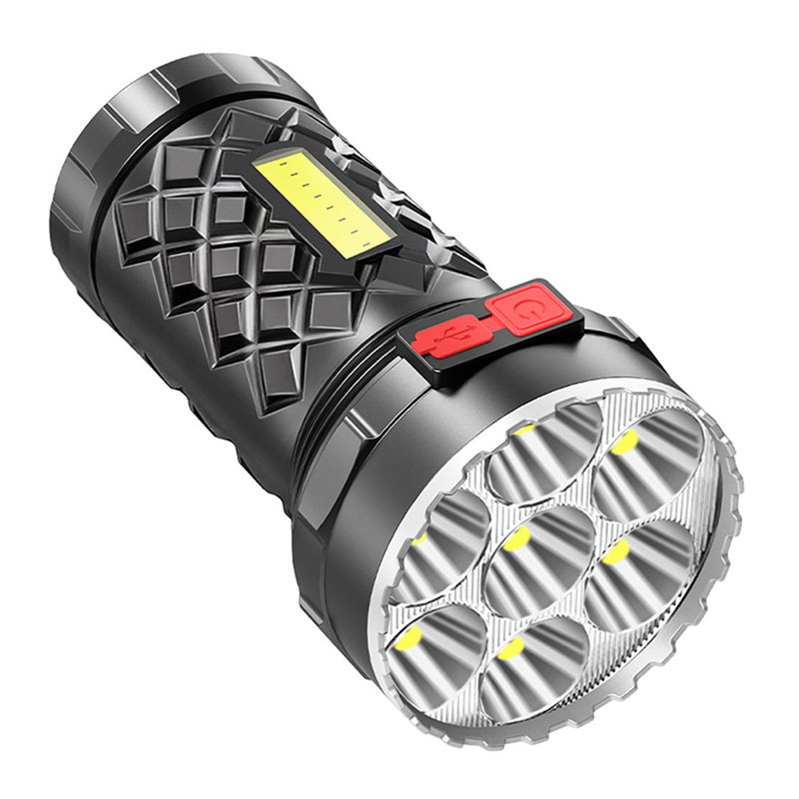 Super Bright Rechargeable LED Flashlight with Long Range Focus and ...
