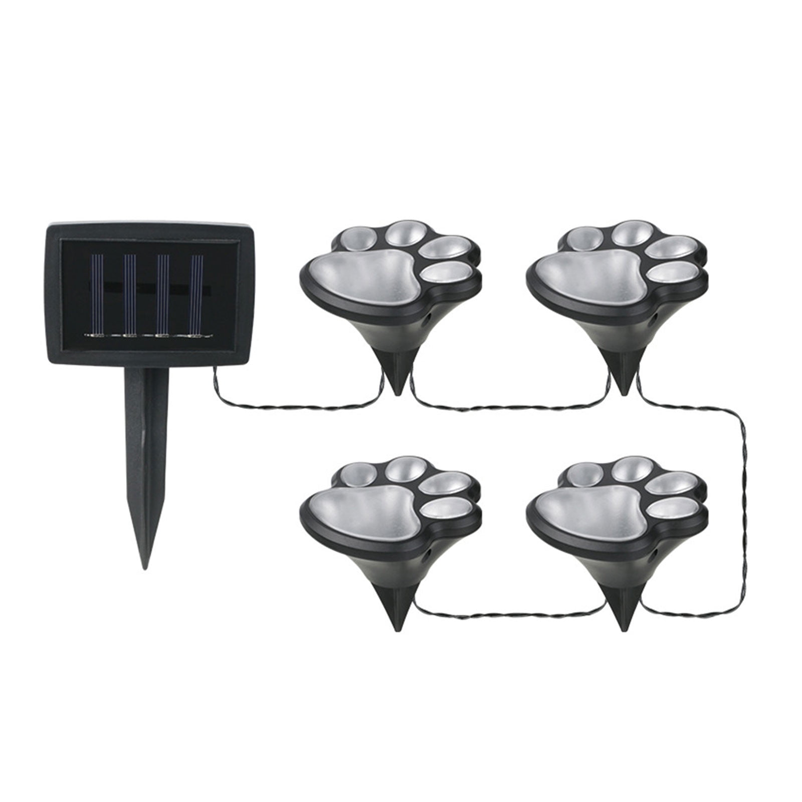 Super Bright Solar Lights, Outdoor Impervious Walkway Lights, Dusk to ...