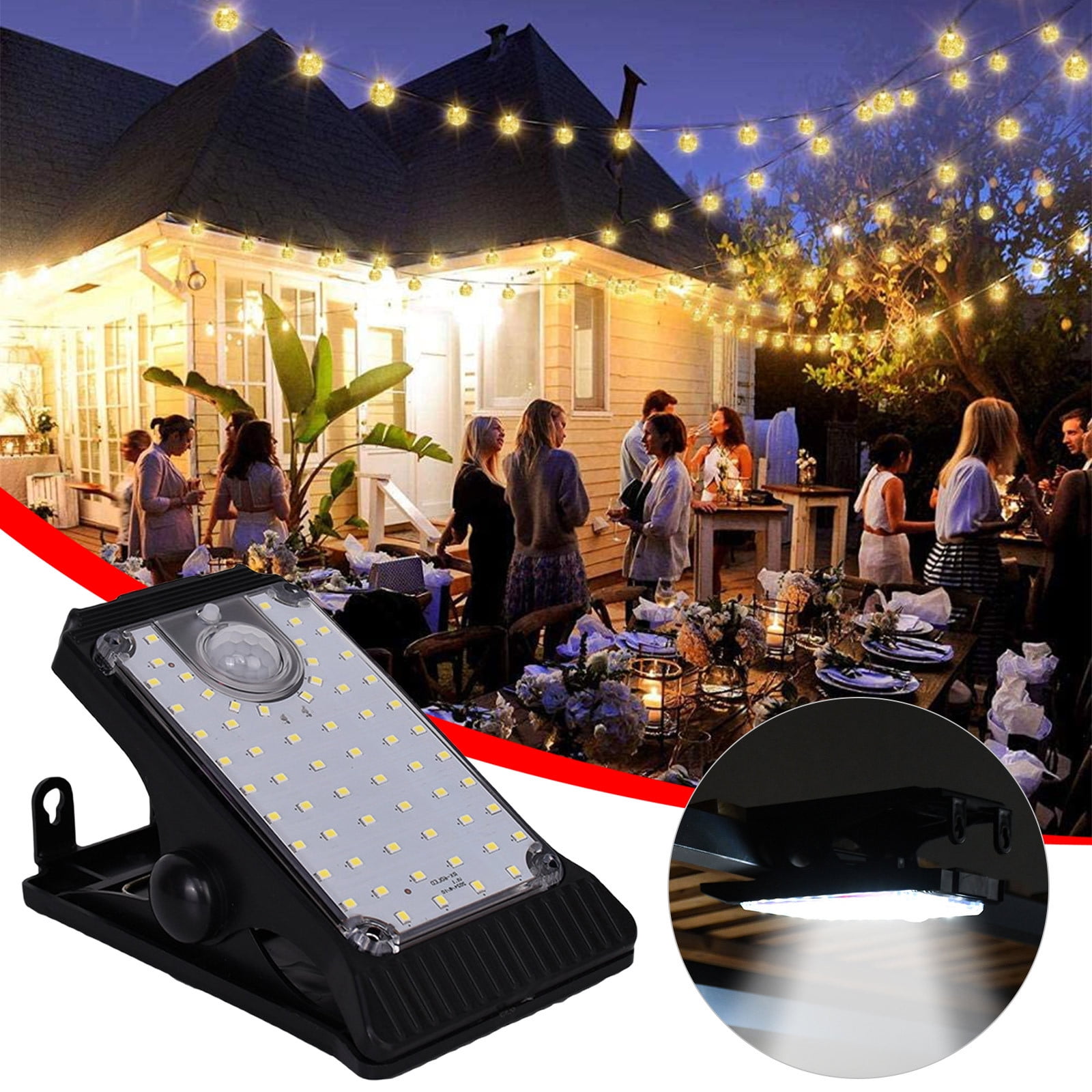 Super Bright Solar Motion Light, Weatherproof Body Sensor, Stainless ...