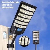 Ultra Bright Solar Street Light, 3500W 98000LM Double-Sided Solar Panel ...