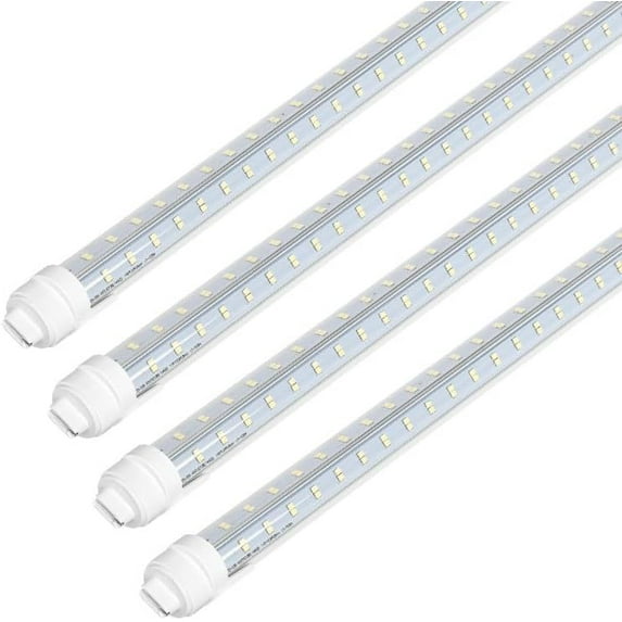 Super Bright V Shaped 8FT R17D/HO LED Tube Lights 270° Angel, 4 Row ...