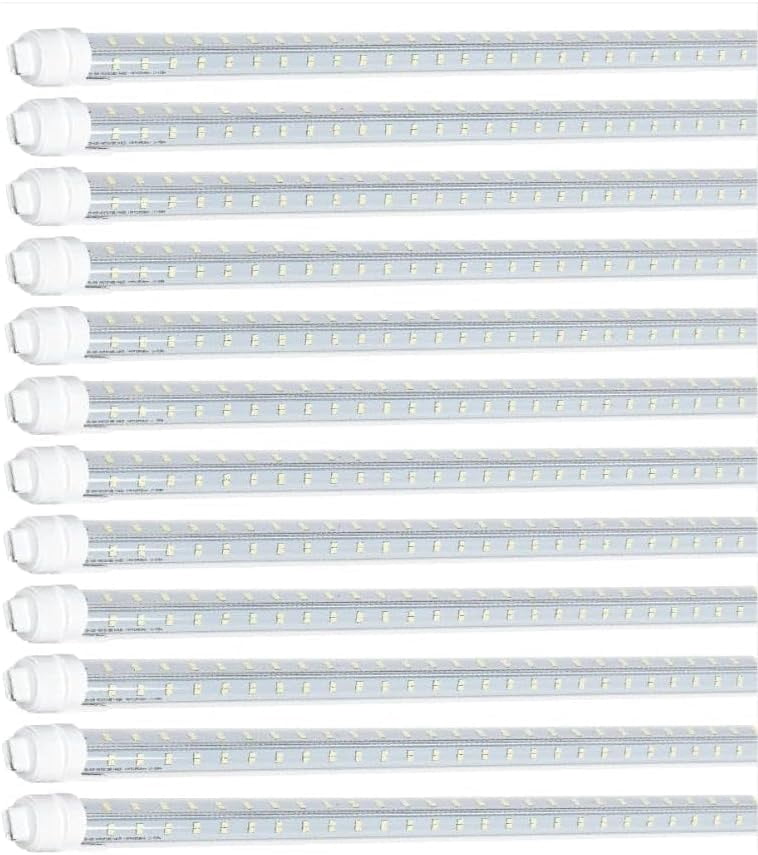 Super Bright V Shaped 8FT R17D/HO LED Tube Lights 270° Angel, 4 Row ...