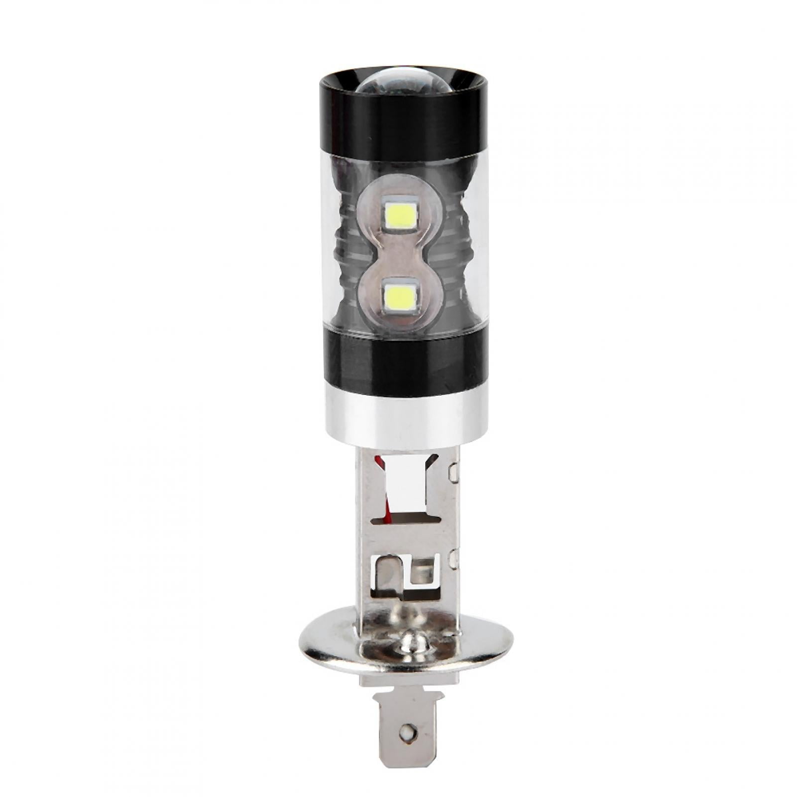 Super Bright Wide Angle H1 LED Bulbs, 8000K Cool White, Quickly Switch ...