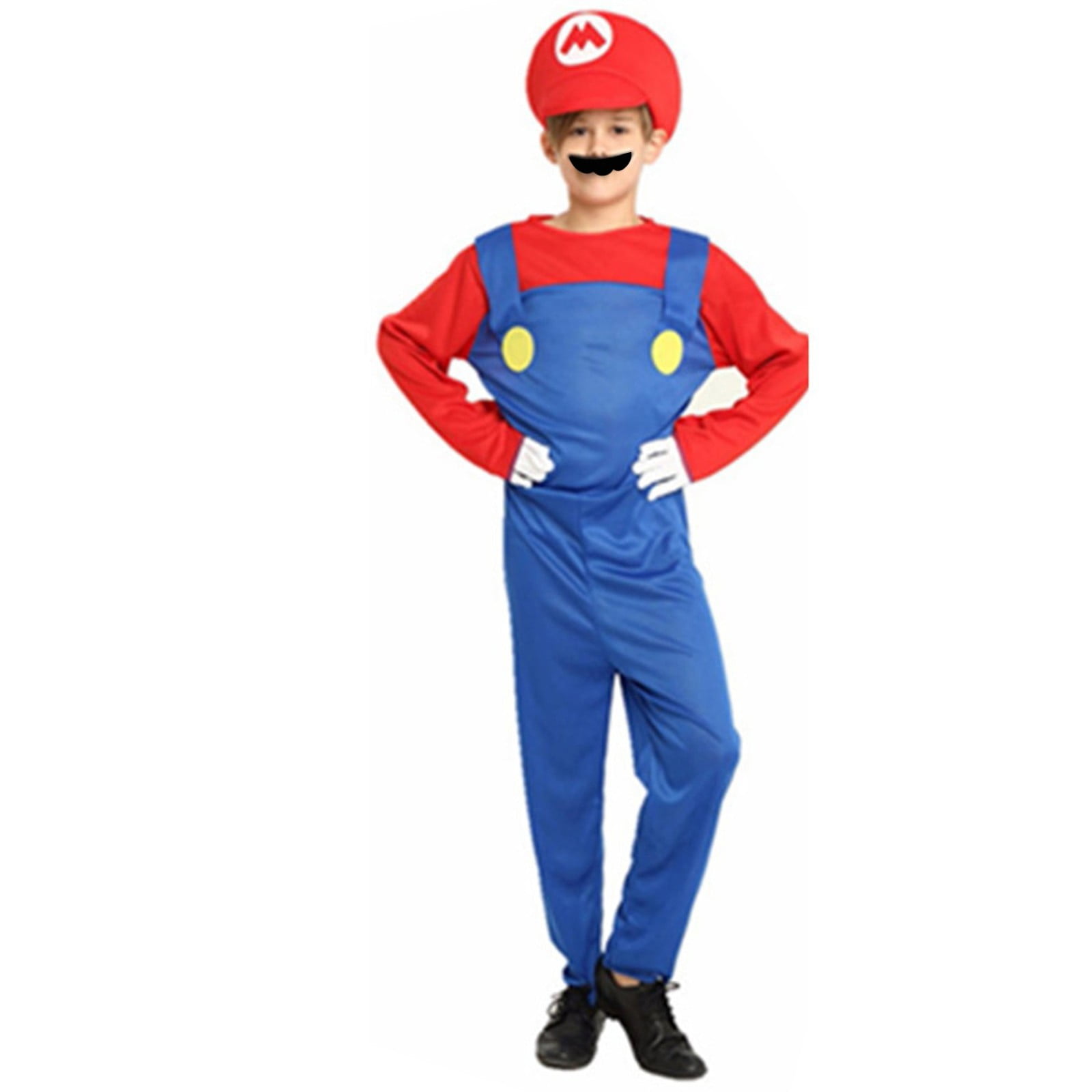 Super Bros Mario Costumes - Mario Bros Costume for Cosplay Party ...