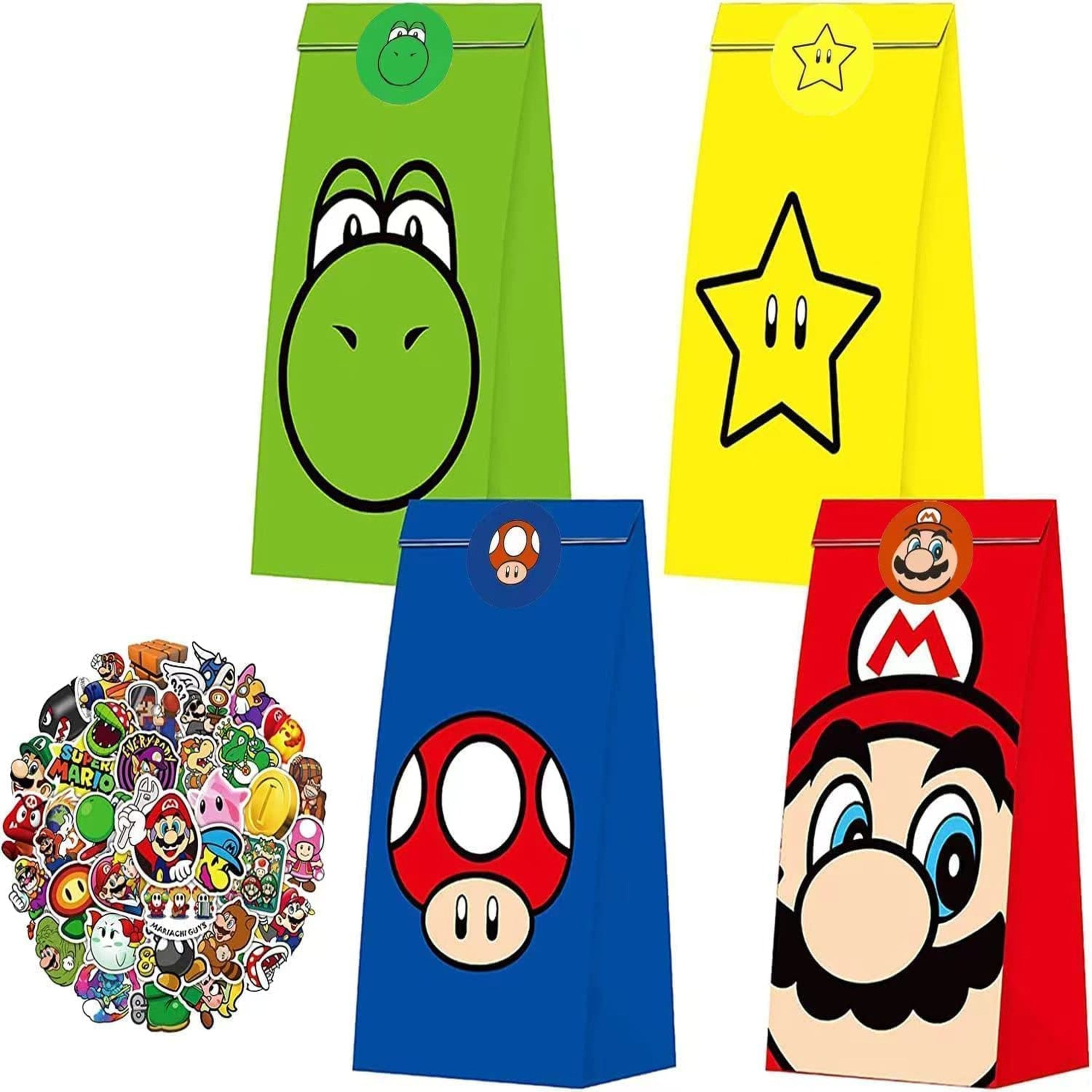 Super Bros Mario Party Swag Bags - Fun and festive party favor bags ...