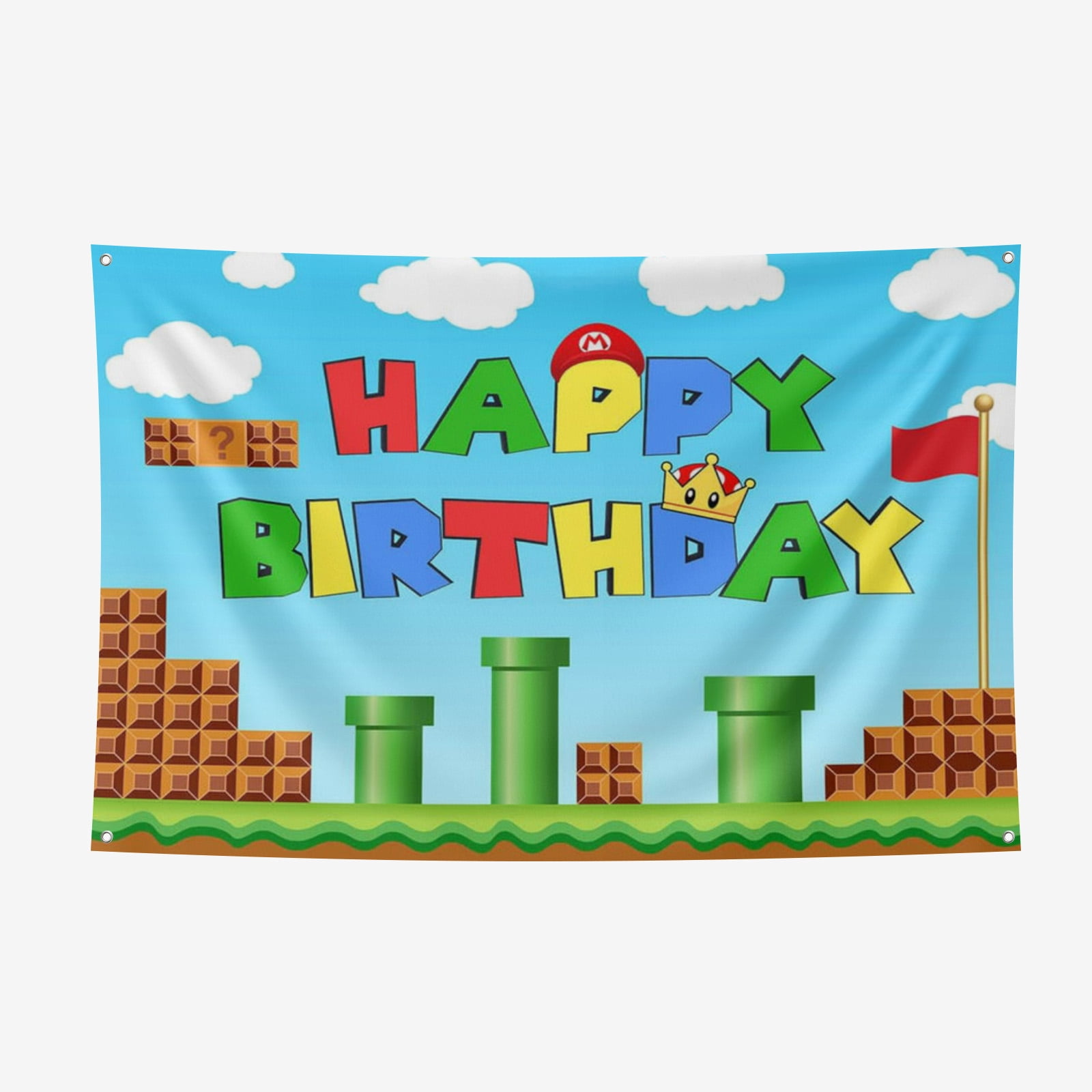 Super Brother Birthday Backdrop Happy Birthday Background Decorations ...