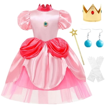 Melissa & Doug Princess Role Play Costume Set (3 pcs)- Pink Gown, Tiara ...