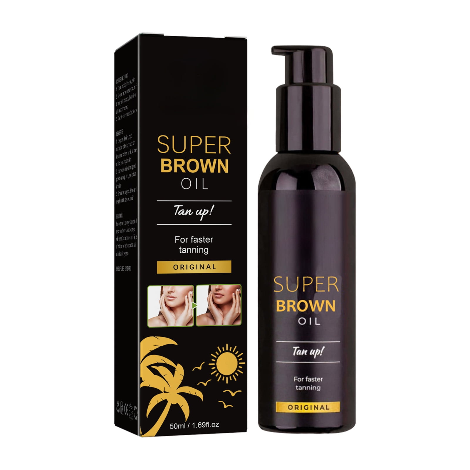 Super Brown Oil Tanning Cream, Super Oil Spray, Deep Tanning Cream ...