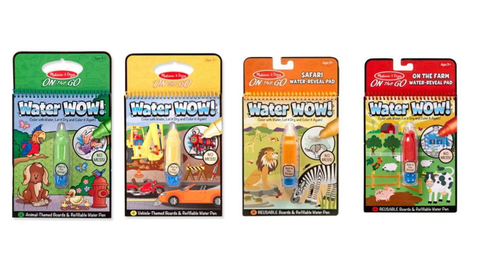 Super Bundle Pack #1 - Melissa Doug Water Wow Coloring Book - Animals ...