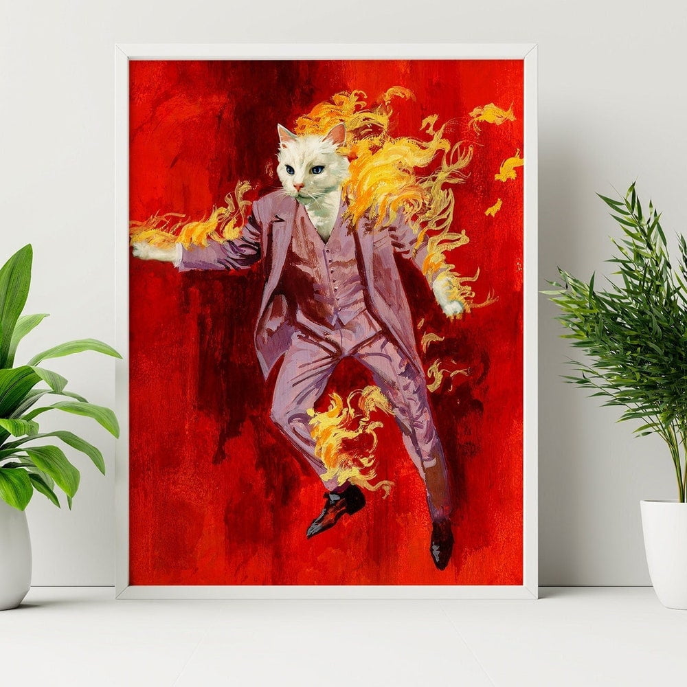 Super Busy Poster Home Decor, Vintage Art Print, Haging Poster, Cute ...