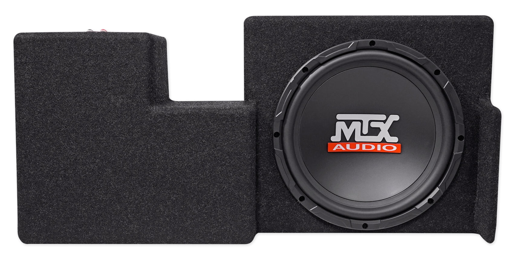 Super Cab Loaded 10" MTX Subwoofer+Sealed Sub Box Enclosure For 09-15 ...