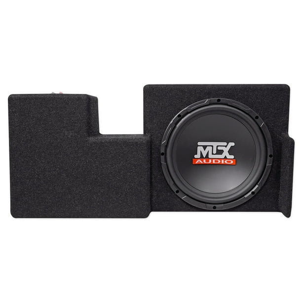 Super Cab Loaded 10" MTX Subwoofer+Sealed Sub Box Enclosure For 09-15 ...
