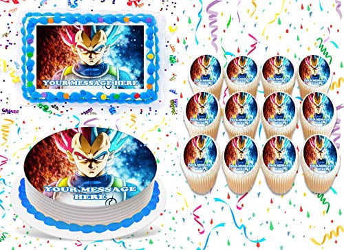 Super Cake Topper Edible Image Cupcakes Frosting Sugar Sheet (8" X 11 ...
