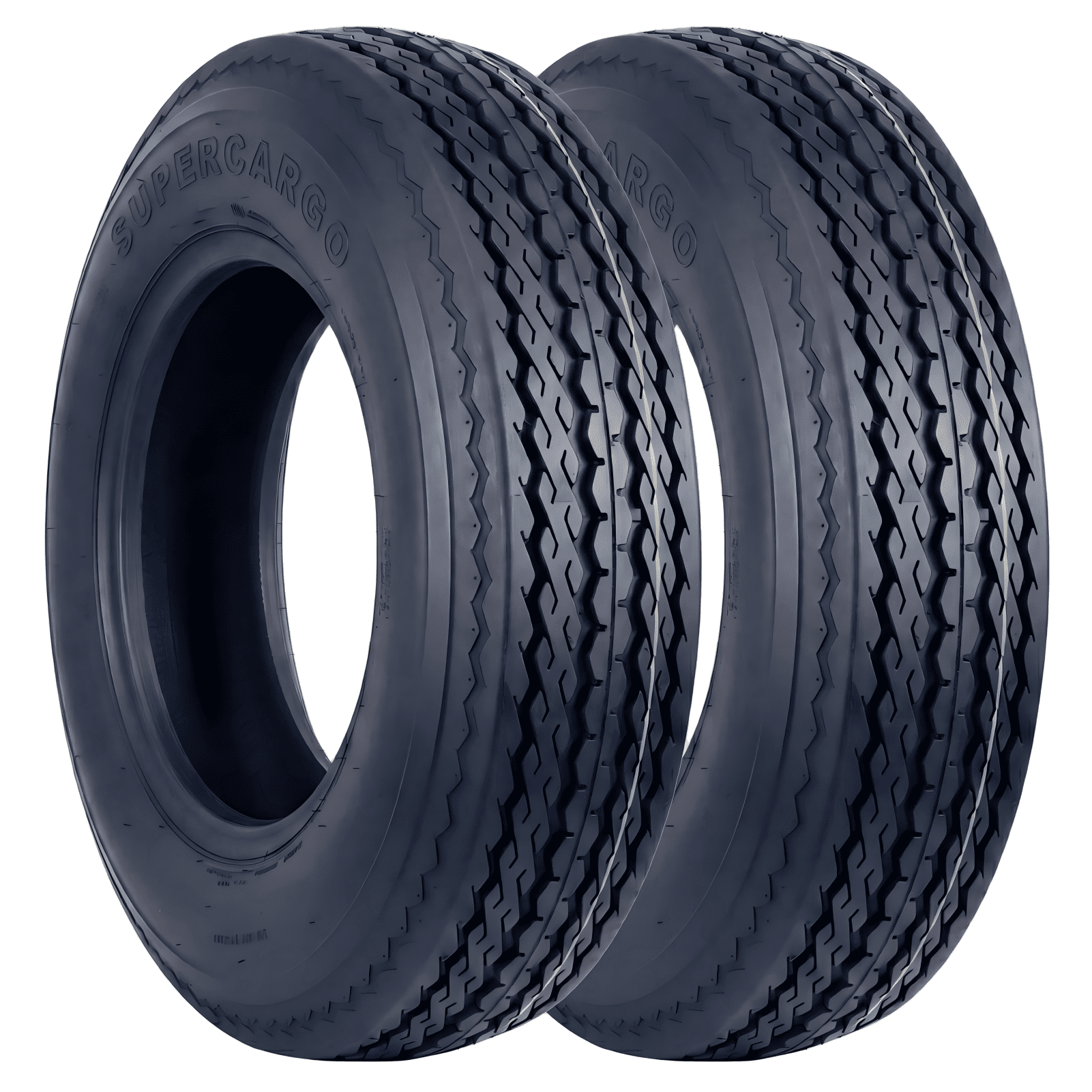 Super Cargo 2 Set SU02 5.30-12 6PR TL Trailer Tire Fits 530-12 ...