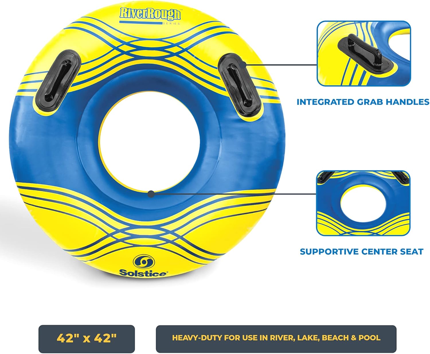 Super Chill Inflatable River Raft Float Tube Series 1-6 Person With ...