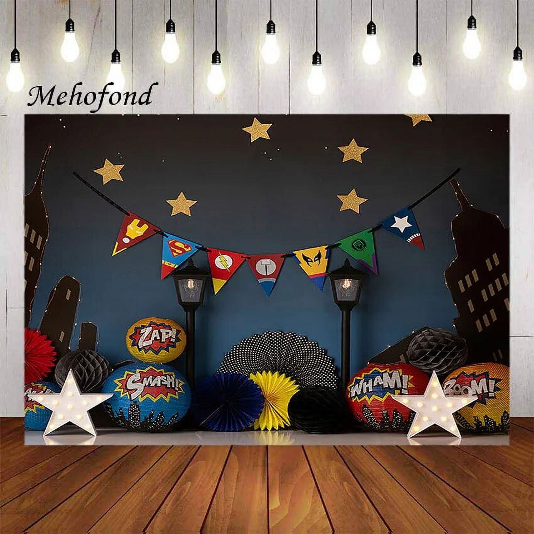 Super Cityscape City Bat Boys 1st Birthday Party Cake Smash Portrait r ...