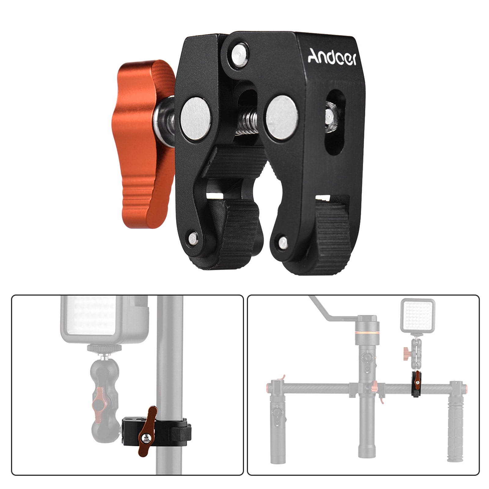 Super Clamp,Clip Super Clamp 3/8 Inch Screw Inch 3/8 Inch Clamp With 1/ ...
