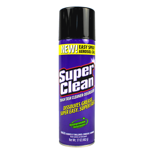 Super Clean 17oz Heavy-Duty Automotive Spray Cleaner - Removes Grease ...