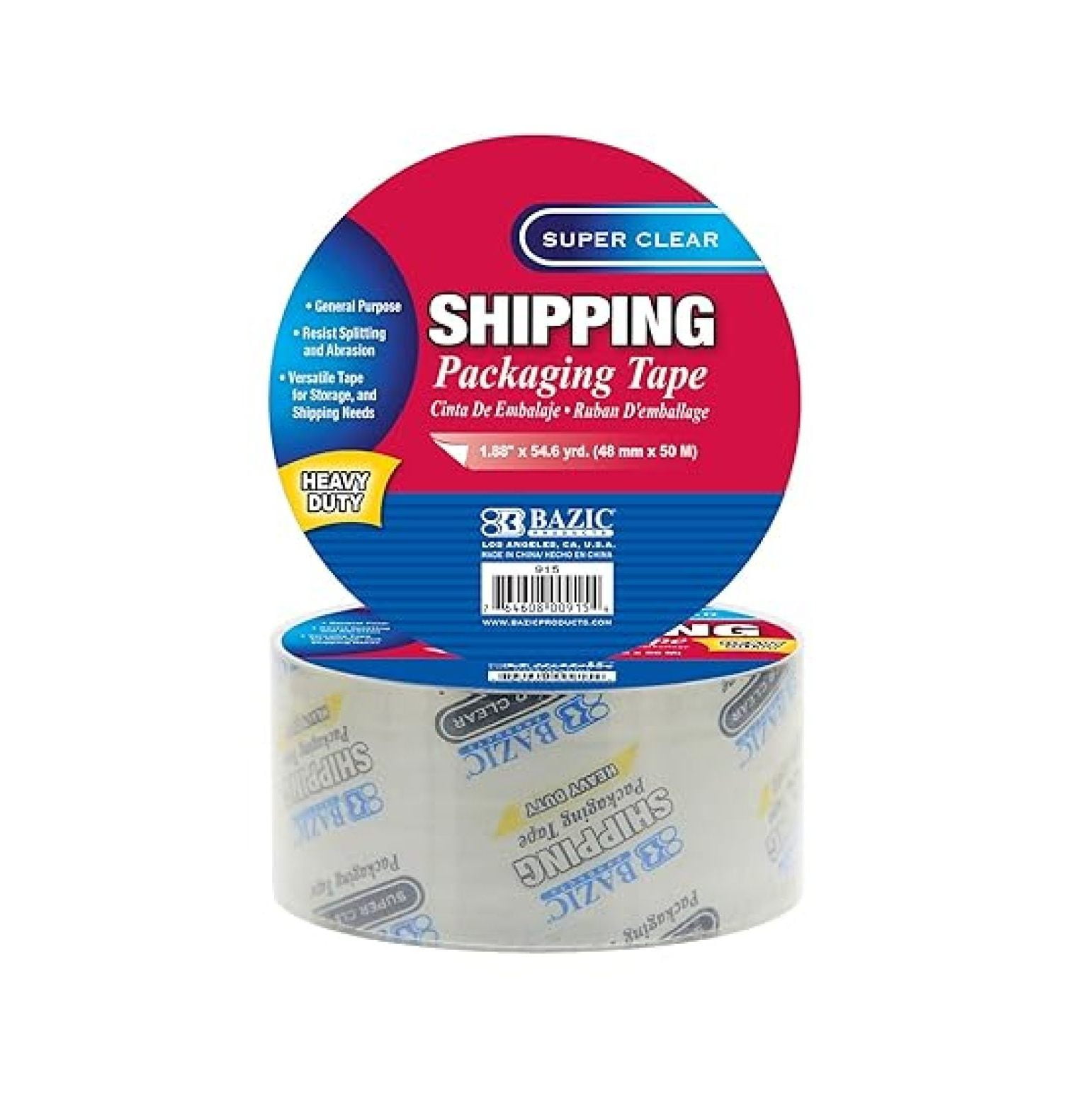 Super Clear Heavy Duty Packing Tape 1.88" x 54.6 Yards, Shipping ...